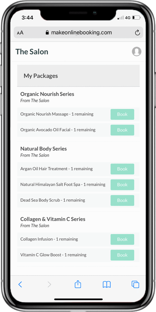 Packages | Simple Salon